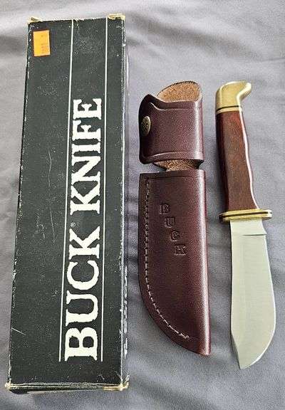 Buck 103 Hunting Knife with Sheath and Box - Metzger Property Services, LLC