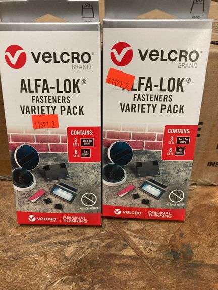 VELCRO ALFA-LOK Variety Pack 6/24-2 boxes - Metzger Property Services, LLC