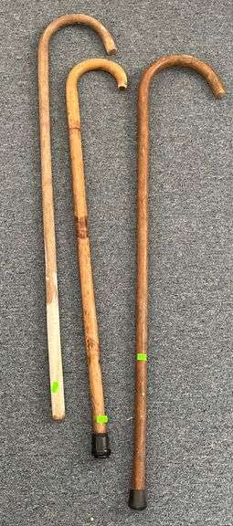 Three Walking Canes 35”, 37”, 39” - Metzger Property Services, LLC