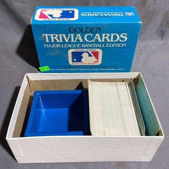Golden Trivia Cards Major League Baseball Edition - Metzger Property ...