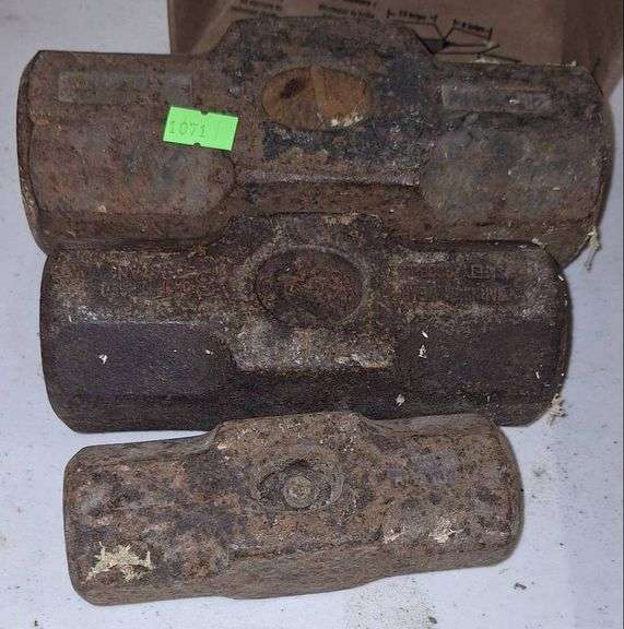 3 Iron Sledge Hammer Heads 2lbs,8lbs,10lbs - Metzger Property Services, LLC