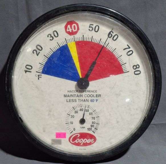 Cooper Temperature and Humidity Dial Gauge - Metzger Property Services, LLC