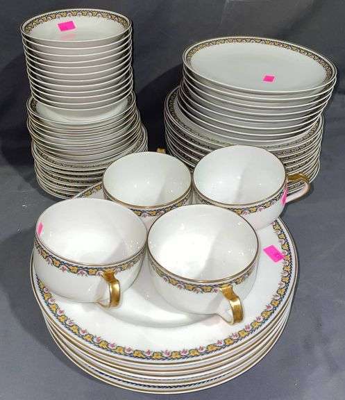 52-Piece Haviland & Co. Limoges Porcelain Dinnerware Set - Metzger Property Services, LLC