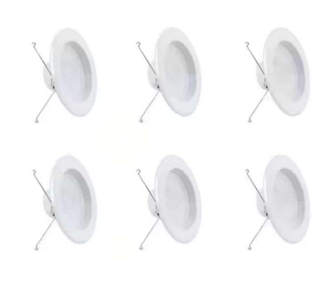 Feit Electric 5/6 in. Integrated LED White Retrofit Recessed Light ...