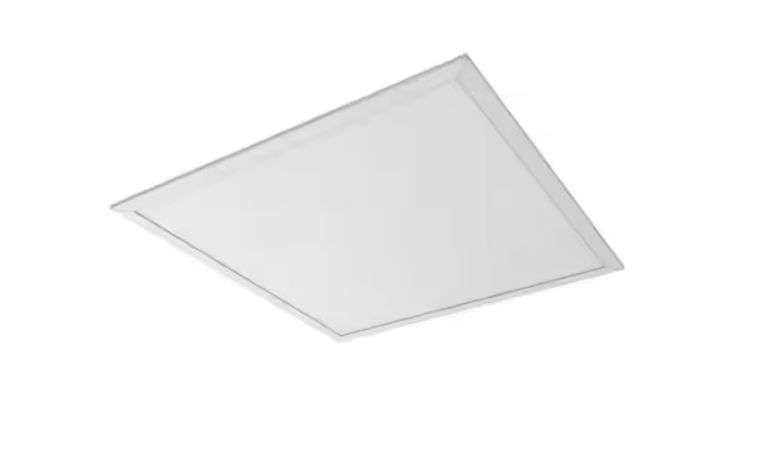 Commercial Electric 2 ft. x 2 ft. White Integrated LED Flat Panel ...