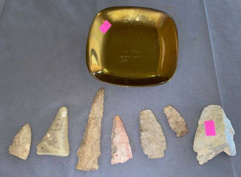 Points and Stones, Dirilyte Gold Tones Plate - Metzger Property ...