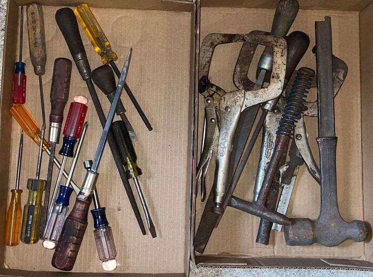 Hand Tools Including Screwdrivers, Files, and Clamps - Metzger Property ...