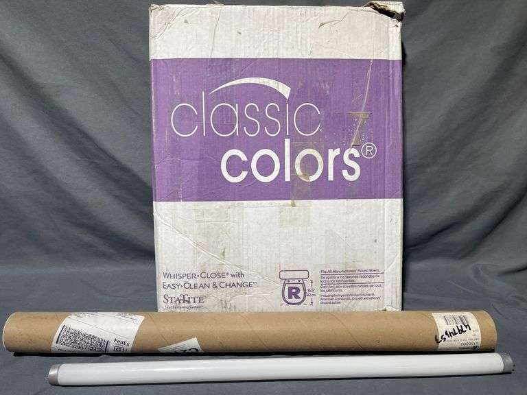 Bemis Classic Colors Toilet Seat and Fluorescent Tubes - Metzger ...