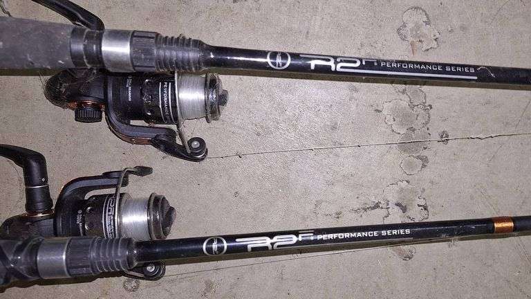 Two Fishing Rods with Reels by H2O Xpress - Metzger Property Services, LLC