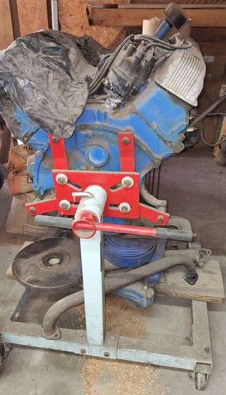 Ford 312 cu. in. Motor with Engine Stand by Larin - Metzger Property ...