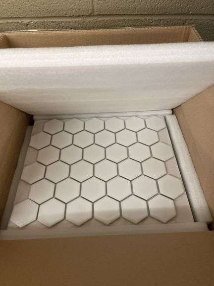 Merola Tile Metro 2 in. Hex Matte White 11-1/8 in. x 12-5/8 in ...