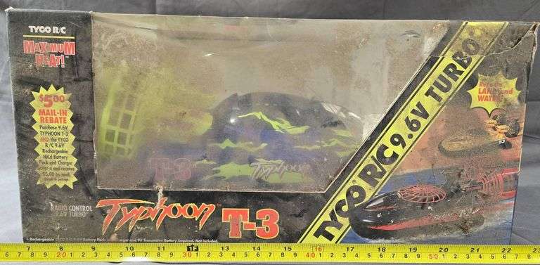 Tyco RC 9.6V Turbo Typhoon T-3 Radio-Controlled Vehicle in Original ...