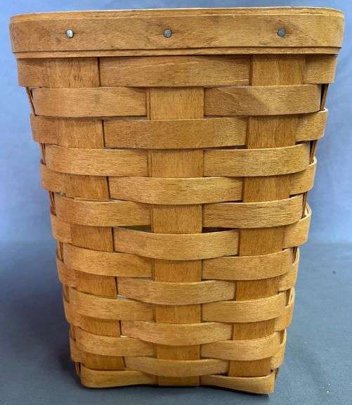 Handwoven Longaberger Basket with plastic Insert 7x7x8 - Metzger ...