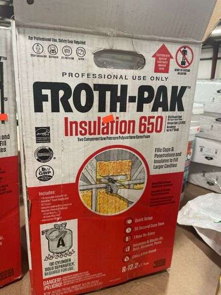 FROTH-PAK Low GWP 650 Spray Foam Sealant Insulation Kit - Metzger ...