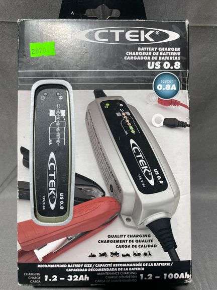 CTEK US 0.8 Battery Charger - Metzger Property Services, LLC