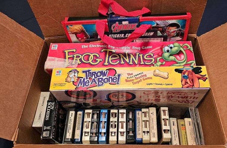 Games, VHS Tapes, and 8-Track Tapes - Metzger Property Services, LLC