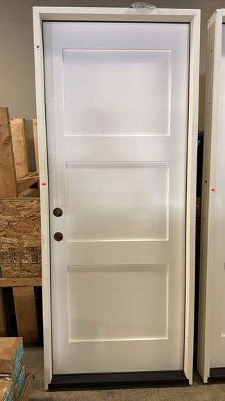 30”x78” primed right hand inswing pre hung door - Metzger Property ...