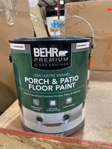 Behr Porch & Patio Floor Paint 3.73L - Metzger Property Services, LLC