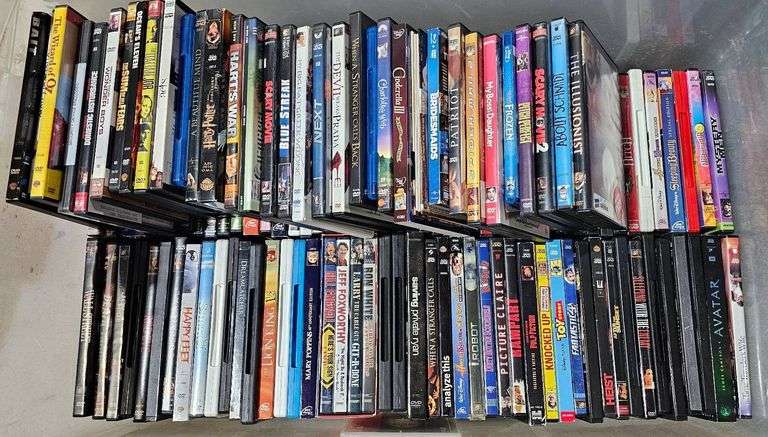 Group of DVDs Featuring Various Titles and Genres - Metzger Property ...