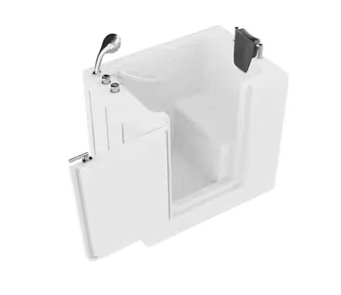 Universal Tubs Universal Collection 27 in. L x 39 in. W Left Side Drain ...