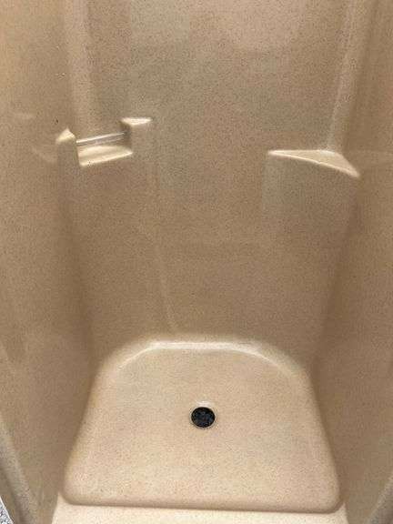 Frontline Manufacturing Fiberglass Shower Stall 36x36x79 - Metzger ...