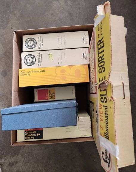 Slide Sorting and Storage Items Including Kodak Carousel Stack Loader ...