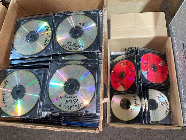 Group of CDs in Jewel Cases with Handwritten Labels - Metzger Property ...
