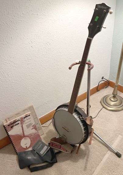 Harmony Five-String Banjo with Accessories - Metzger Property Services, LLC