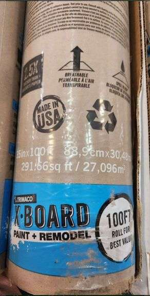 TRIMACO 2.9 ft. W x 100ft. L X-Board Heavy-Duty Surface Protection ...