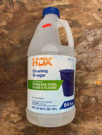 HDX Cleaning Vinegar Stainless Steel, Glass & Floors 64 fl oz - Metzger ...