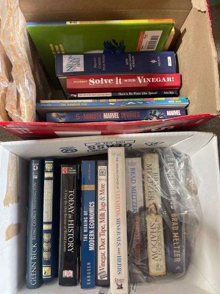 Hardcover and Paperback Books Including Reference, Fiction and Children ...