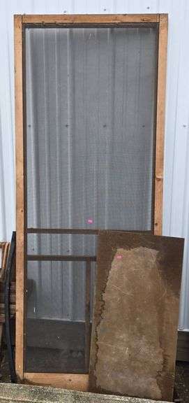 Screen Door Frame with Mesh Interior, 32in x 81in - Metzger Property ...