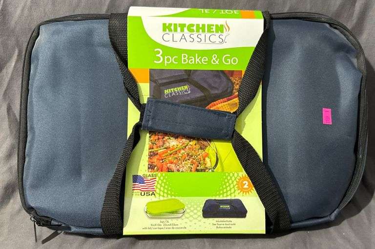 Kitchen Classics 3-Piece Bake & Go Set with Insulated Carrier - Metzger ...