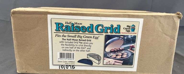 Half-Moon Raised Grid for Small Big Green Egg - Metzger Property ...