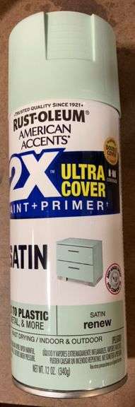 Rust-Oleum Satin Paint & Primer - 12oz - Metzger Property Services, LLC