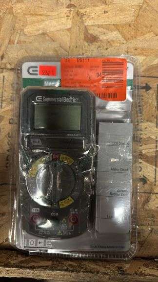 Commercial Electric Mmm-8301s Manual Ranging Multimeter - Metzger ...