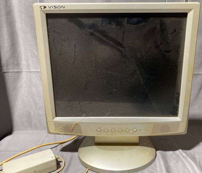 Vison Model EZ17F 17-Inch LCD Monitor with Stand and Power Cord ...