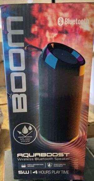 AquaBoost Boom V2 Bluetooth Speaker - Metzger Property Services, LLC