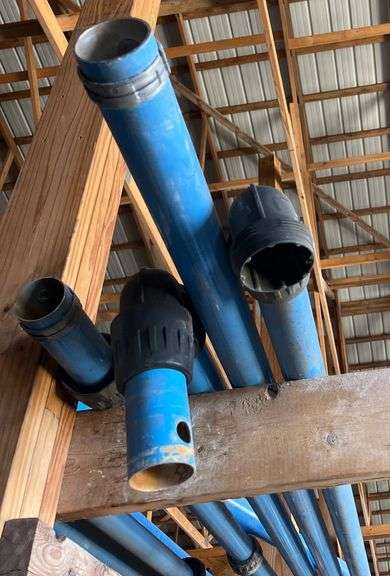 Set of Blue Pipes Measuring 11’7” Long and 2 1/2” Diameter - Metzger ...
