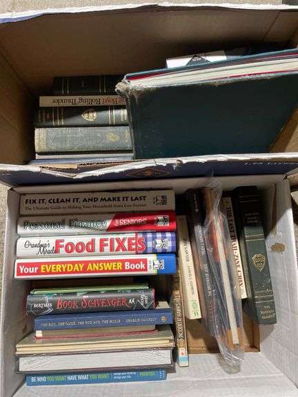 Variety of Hardcover and Paperback Books Featuring Nonfiction and ...