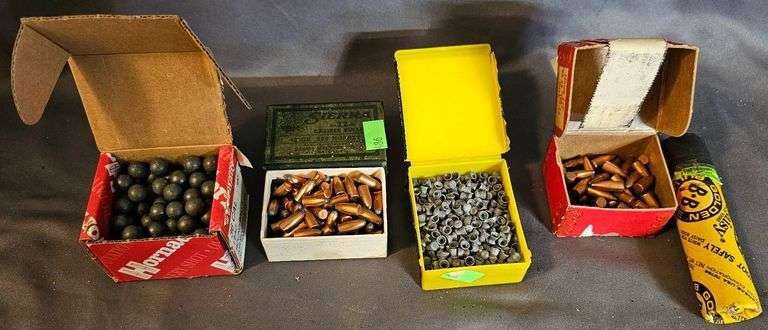 Ammunition Components Including Round Balls, Bullets, and Pellets ...