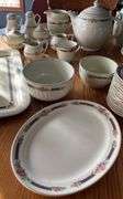 Superior Hall Quality Dinnerware Set with Floral Pattern - Metzger ...