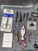 Assorted Keychains, Tools, Coins, and Accessories - Metzger Property ...