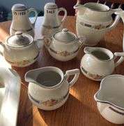 Superior Hall Quality Dinnerware Set with Floral Pattern - Metzger ...