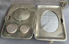 1800s German Silver Compact / Coin Purse - Metzger Property Services, LLC