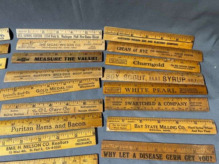 Printed Advertising Rulers in Varying Lengths - Metzger Property ...