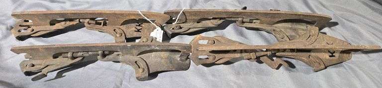 Four Steel Ice Skate Blade Frames - Metzger Property Services, LLC