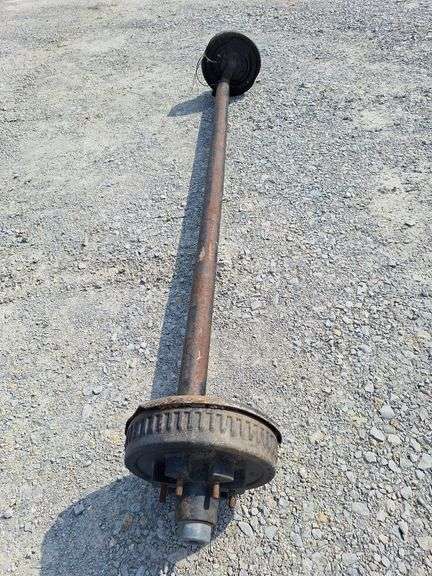 6 bolt trailer axle with brakes - Metzger Property Services, LLC