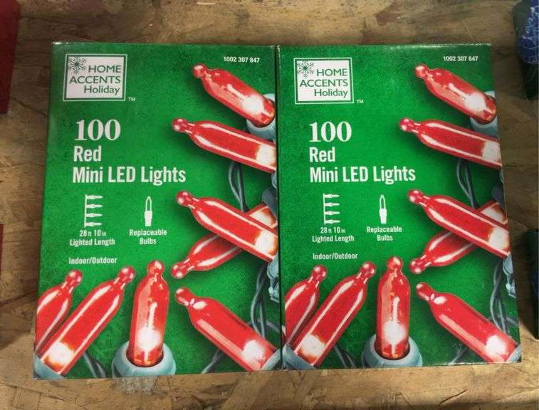 2 / Home Accents 100 Red Mini LED Lights - Metzger Property Services, LLC
