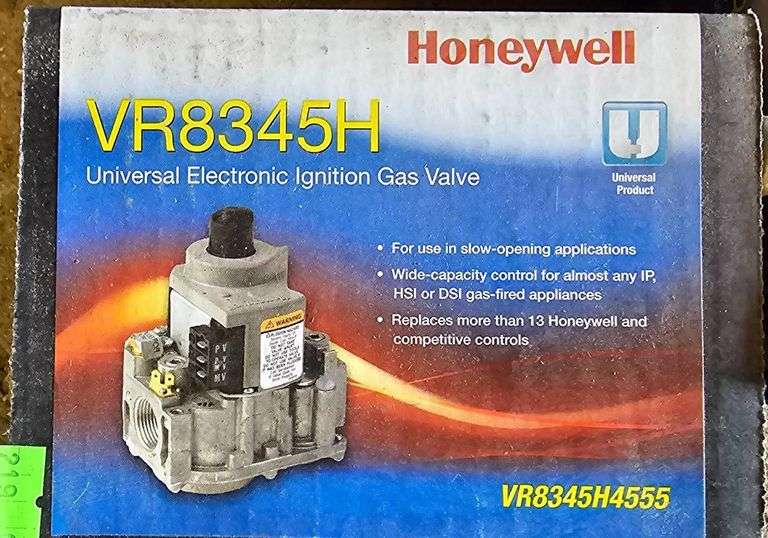 Honeywell VR8345H Universal Electronic Ignition Gas Valves, Six Units ...
